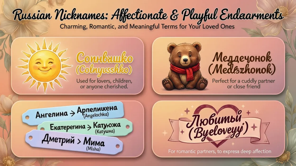 Russian Nicknames: Cute & Romantic Names for Everyone ️